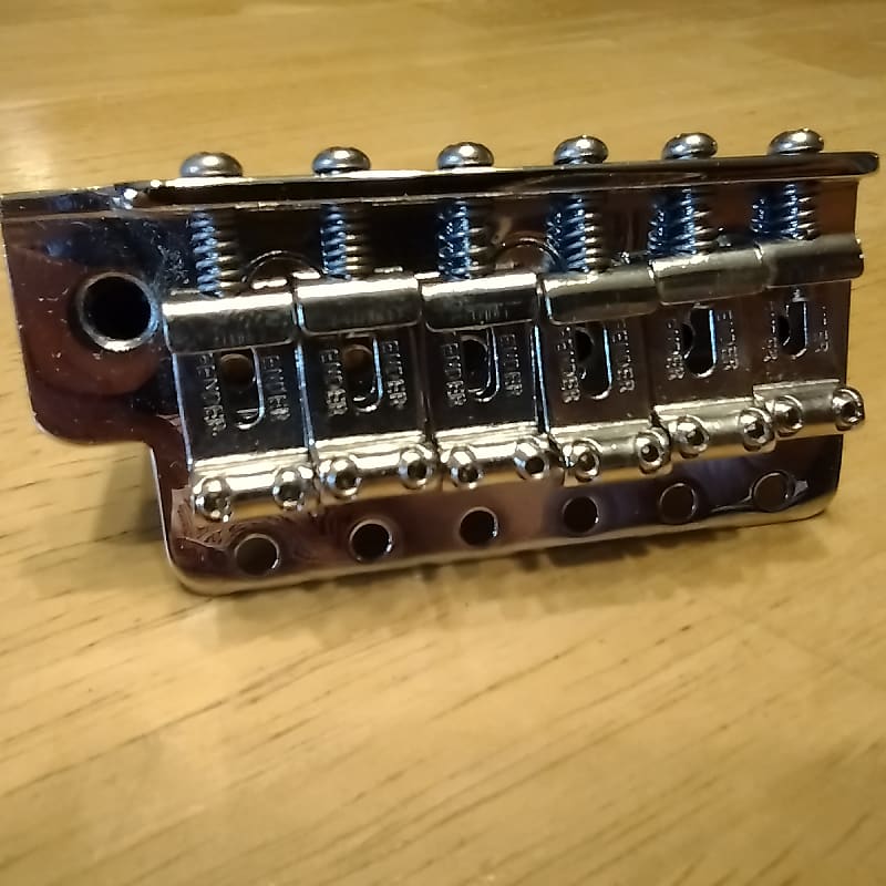 Fender Strat Bridge Silver from Highway 1 Strat with zinc | Reverb