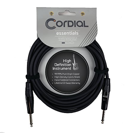 Cordial Cables Instrument/Guitar Cable with Neutrik Style | Reverb