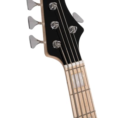 Cort NJS5BK Elrick New Jazz Standard 5-String Bass - Black | Reverb