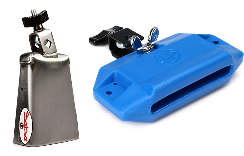 Latin Percussion LP ES-12 Salsa Cha Cha Cowbell Bundle with | Reverb