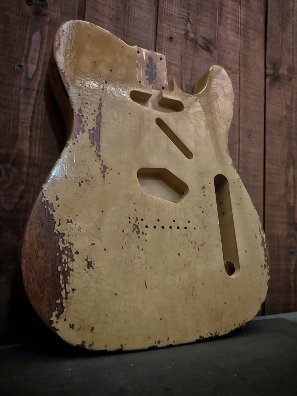 #202407 :: Baldman's Relic Telecaster body in Relic Aged++ | Reverb