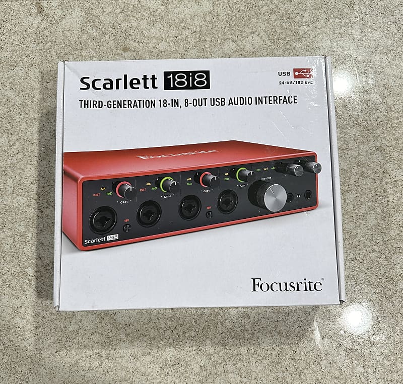 Focusrite Scarlett 18i8 3rd Gen USB Audio Interface 2019 - | Reverb