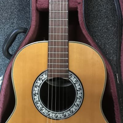 Ovation Celebrity CC13 vintage classical nylon string natural | Reverb