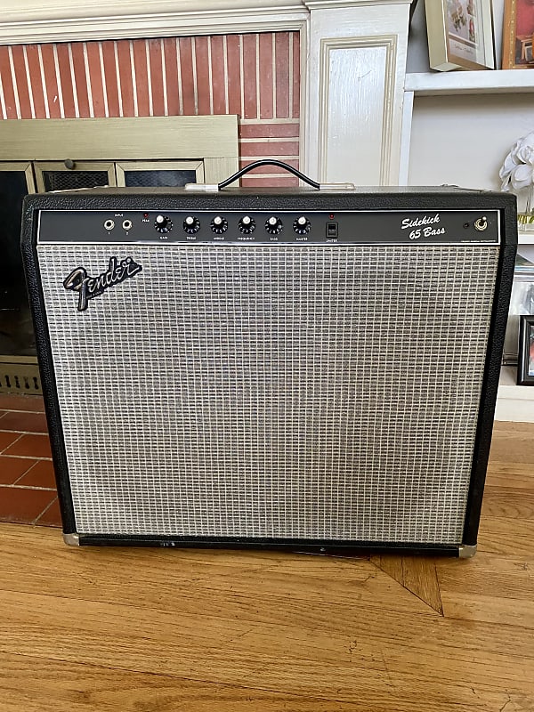 Fender Sidekick 65 bass 1986 Black | Reverb