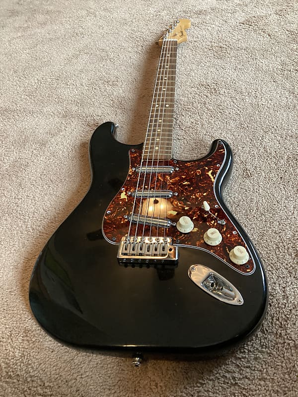 Fender Baritone Stratocaster 2021 - Black | Reverb