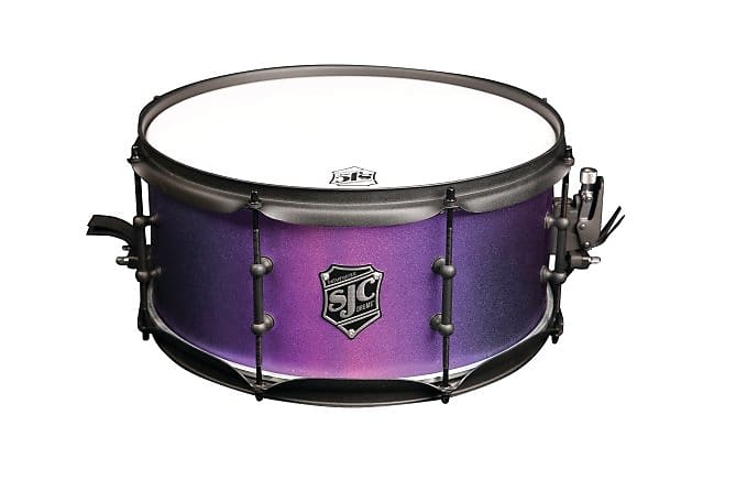 SJC Pathfinder 6.5" x 14" Snare Drum - Purple Glimmer with | Reverb