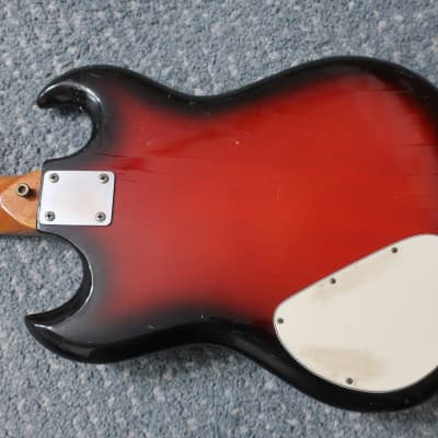 Vintage 1960s Teisco Silvertone 2PU Guitar Mosrite Univox | Reverb