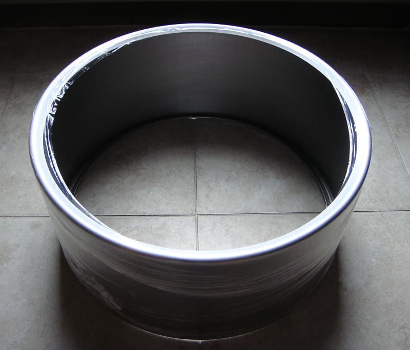 14 x 6.5" SEAMLESS Raw Steel 1.3mm snare drum shell DIY Free | Reverb