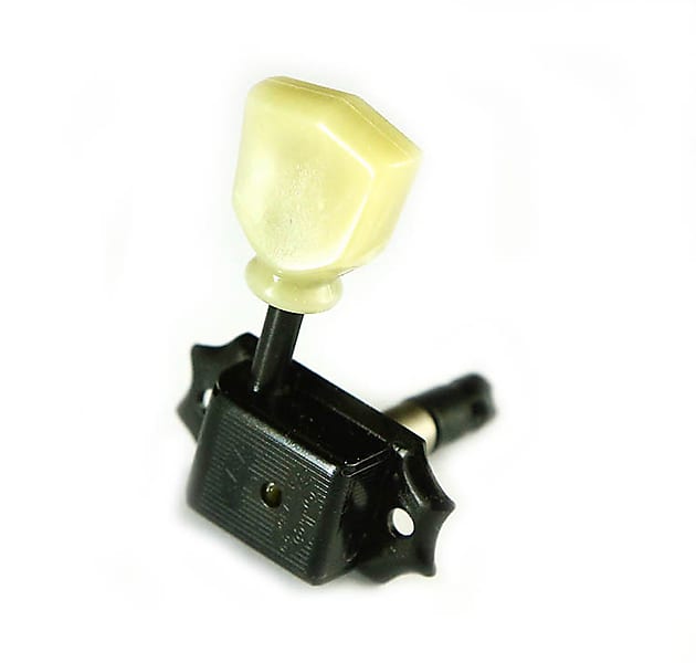 Locking Machine Heads Set 3+3 black Gotoh | Reverb