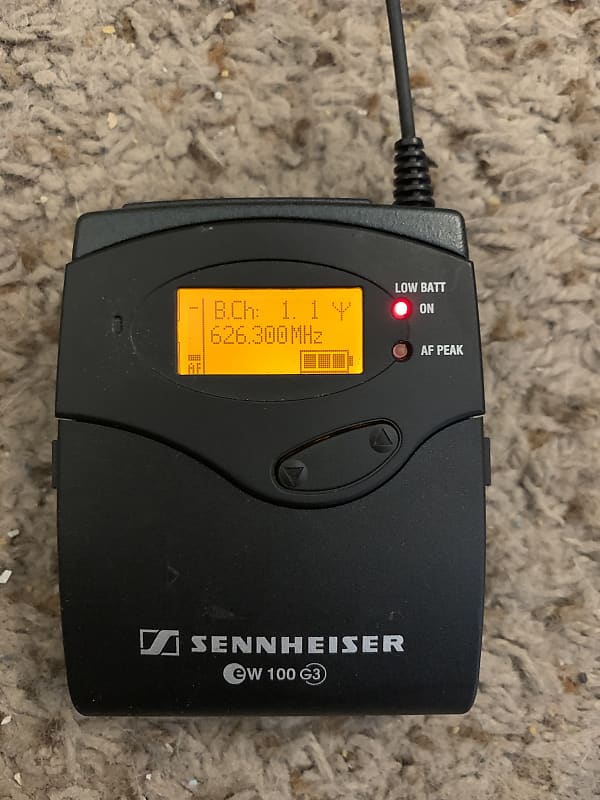 Sennheiser EW100 G3 B 626-668 wireless microphone bodypack | Reverb