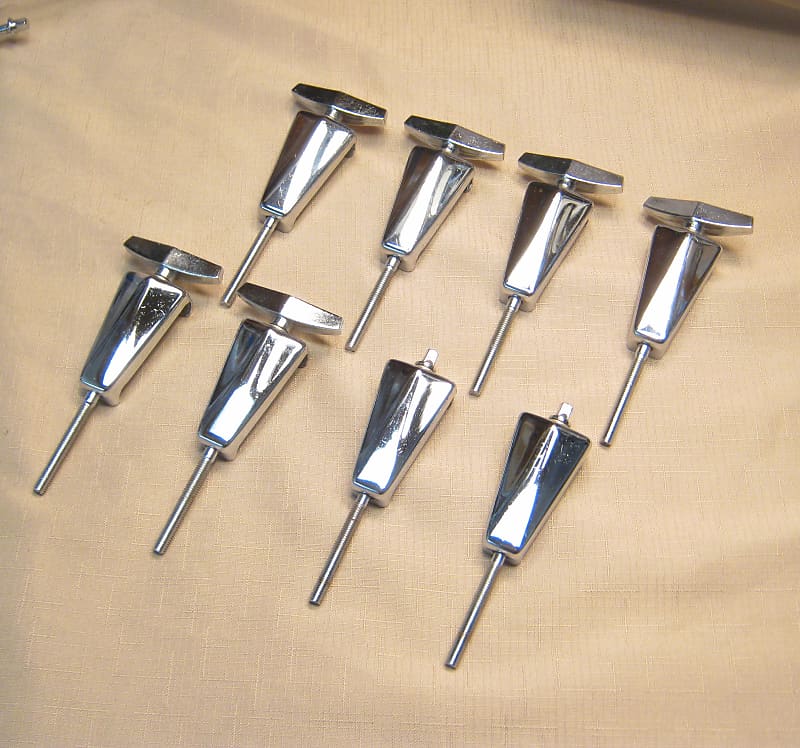 Pearl Export T Rods Key Rods and Claws for Bass Drum Set of 8 | Reverb