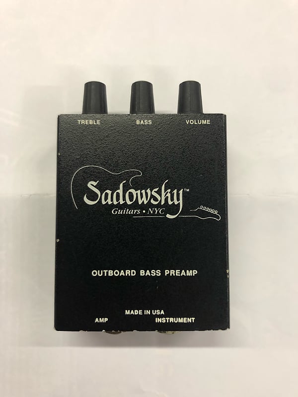 Sadowsky - NYC Outboard Bass PreAmp First series - Black | Reverb