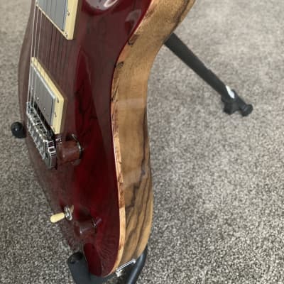 Kiesel CT6 2023 - Deep Wine Red spalted maple top | Reverb