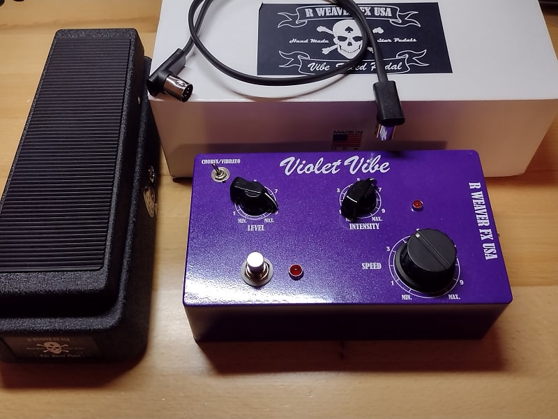 R Weaver FX Violet Vibe w/ Speed Controller | Reverb