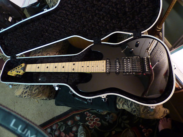 Schecter Diamond Series V7 - 7 String 1999 Hi Gloss Black | Reverb