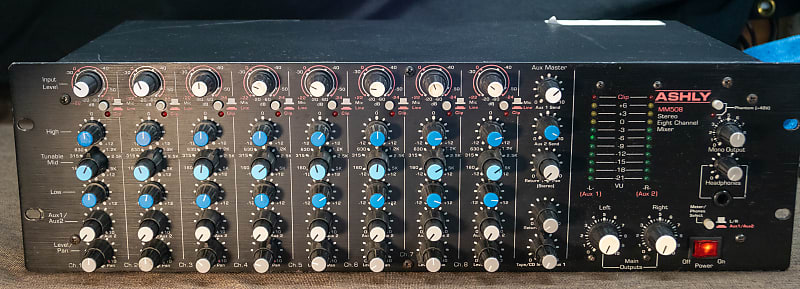 Ashly MM-508 Stereo Eight Channel rack mixer | Reverb