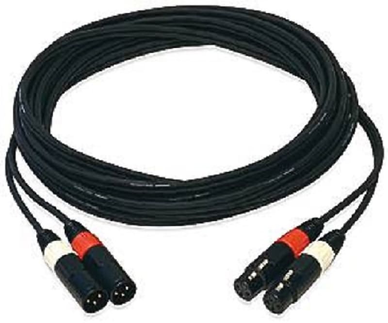 Whirlwind MK4PP01 Stereo 1ft Dual XLR microphone Audio Cable | Reverb