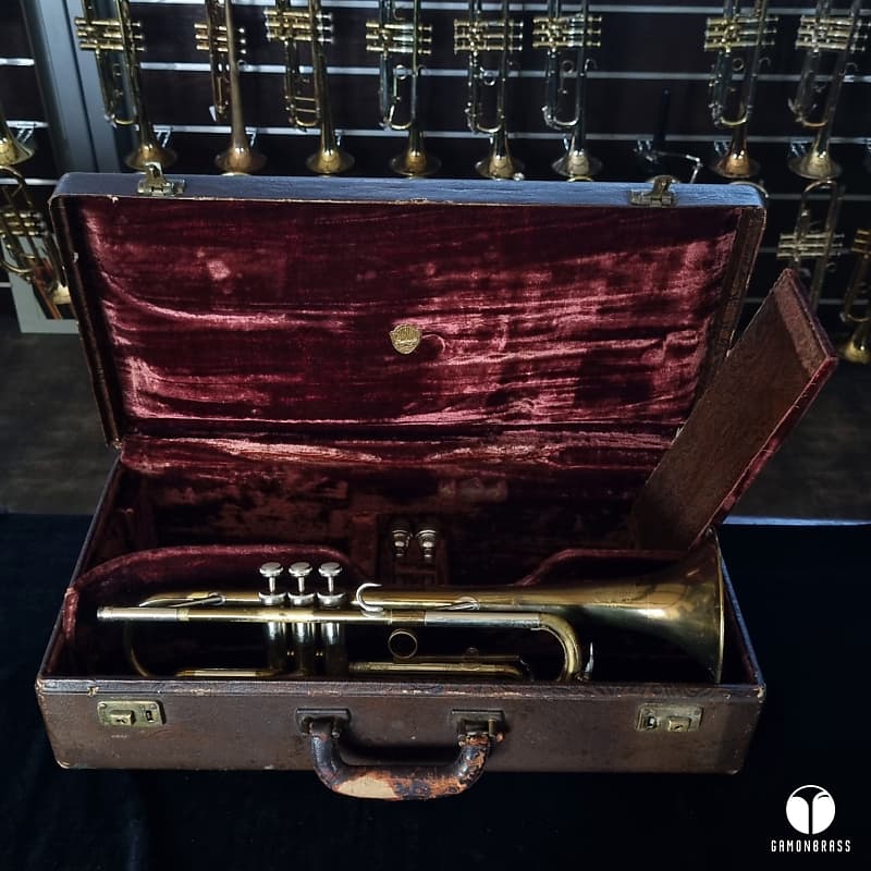 The Martin Committee Handcraft trumpet case Bach mouthpieces | Reverb