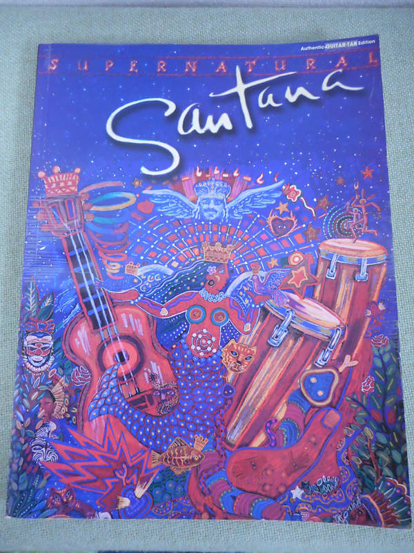 Warner Bros Santana "Supernatural" Guitar Tab Edition 1999 | Reverb