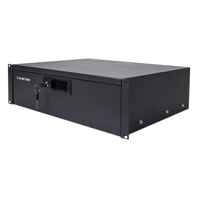 STRD-3D | 19" 3U Locking Rack Mount Sliding Drawer, w/ | Reverb
