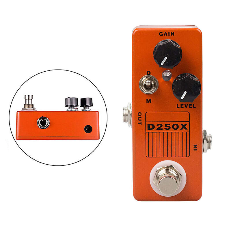 Mosky D250X Overdrive Preamp Distortion Effect Pedal Gain | Reverb