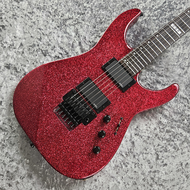 ESP EDWARDS E-M-II CTM -Red Sparkle- [Limited Edition] | Reverb