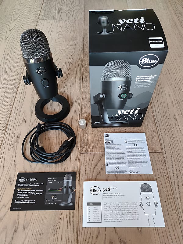 Blue Yeti Nano USB Condenser Microphone | Reverb