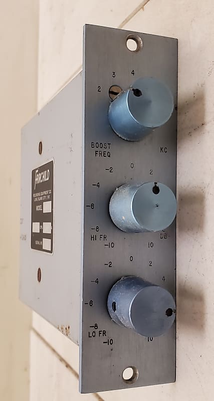 FAIRCHILD MODEL 664BNL PROGRAM EQUALIZER PLUG IN MODULE 1960S | Reverb