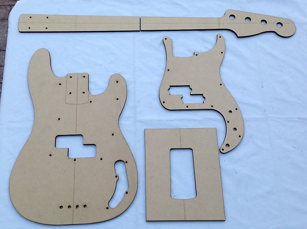 Precision Bass Luthier Routing templates | Reverb