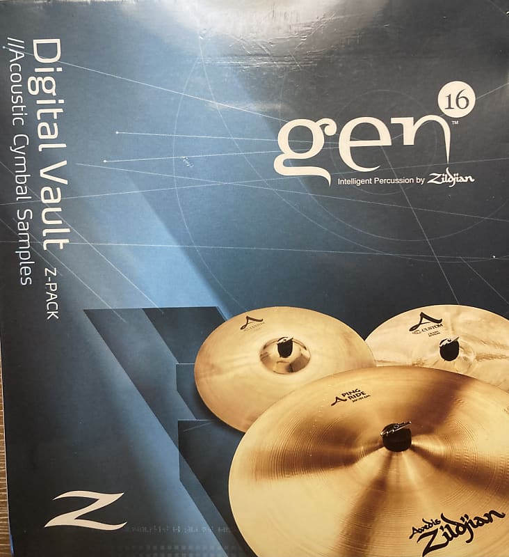 Gen16 Digital Vault z-pack acoustic cymbal samples 2010 | Reverb