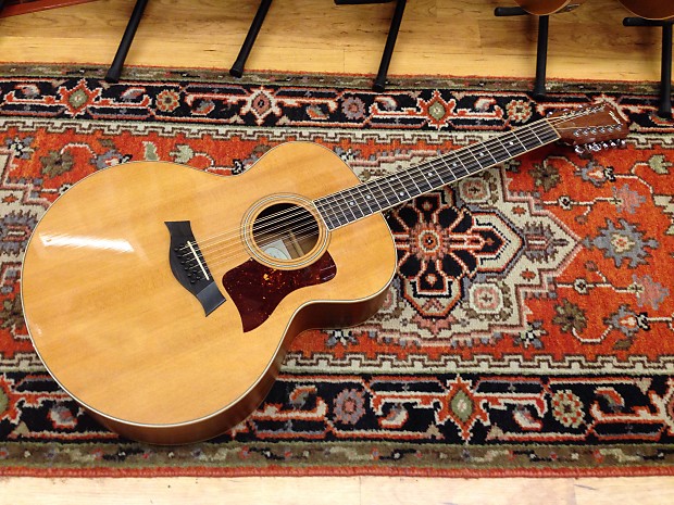 Taylor 455-E 12 String 2001 Natural Ovankal Spruce Top | Reverb