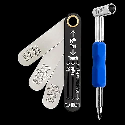 MusicNomad Truss Rod Neck Relief Measure and Adjust Kit for | Reverb