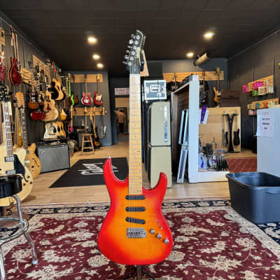 Vantage {Samick} L-5CES copy 1990's - Cherry Sunburst | Reverb