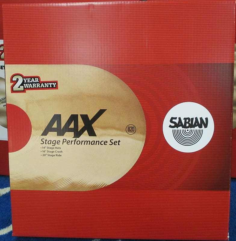 Sabian AAX Stage Performance Cymbal Box Set | Reverb
