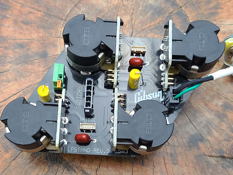 Gibson Les Paul Quick Connect Control Board / Push Pull | Reverb