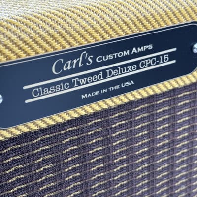 Carl's Custom Amps Classic Tweed Deluxe 5E3 CPC-15 | Reverb