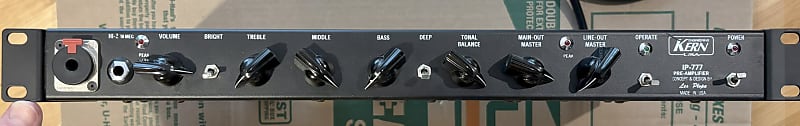 Kern IP-777 Bass Rack Tube Preamp Signed | Reverb