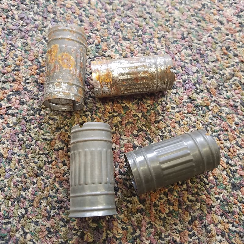 Unknown Pair (2) Tube Shields 12AX7 9-pin Wrap W50-04 Vintage | Reverb
