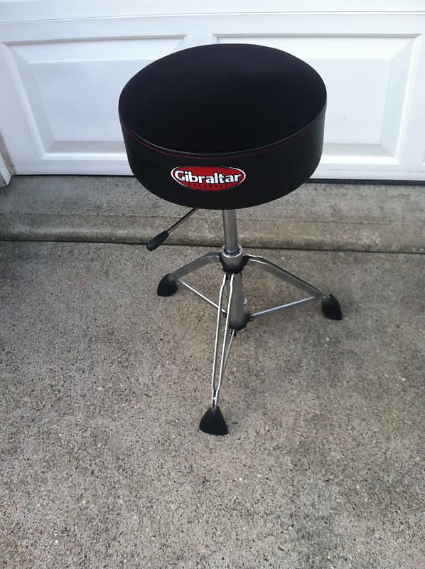 Gibraltar Drum Throne Hydraulic Height Adjustable Stool | Reverb
