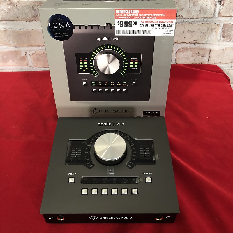 Universal Audio Apollo Twin DUO MKII Heritage Edition | Reverb