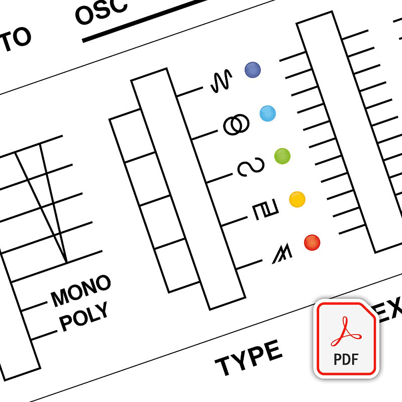 Yamaha CS Reface - Beautifully Illustrated Blank Patch | Reverb UK