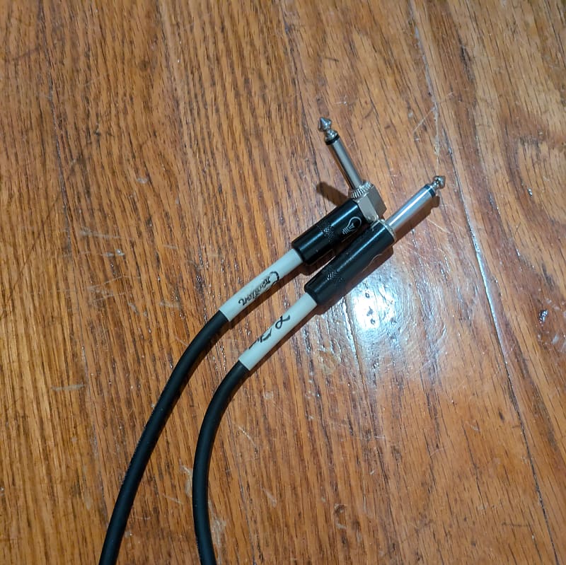 Creation Music Company Instrument cable right angle to | Reverb