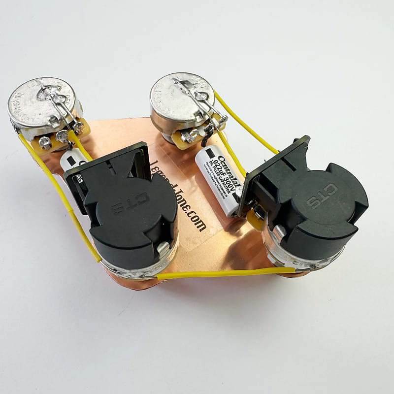 Gibson Les Paul Coil Split Wiring - CTS 500k Push/Pull Pots - | Reverb