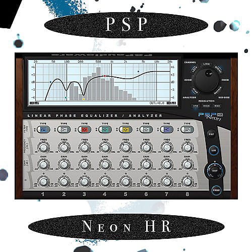 PSPAudioware PSP Neon Linear Phase EQ Plug-In for Mixing and | Reverb