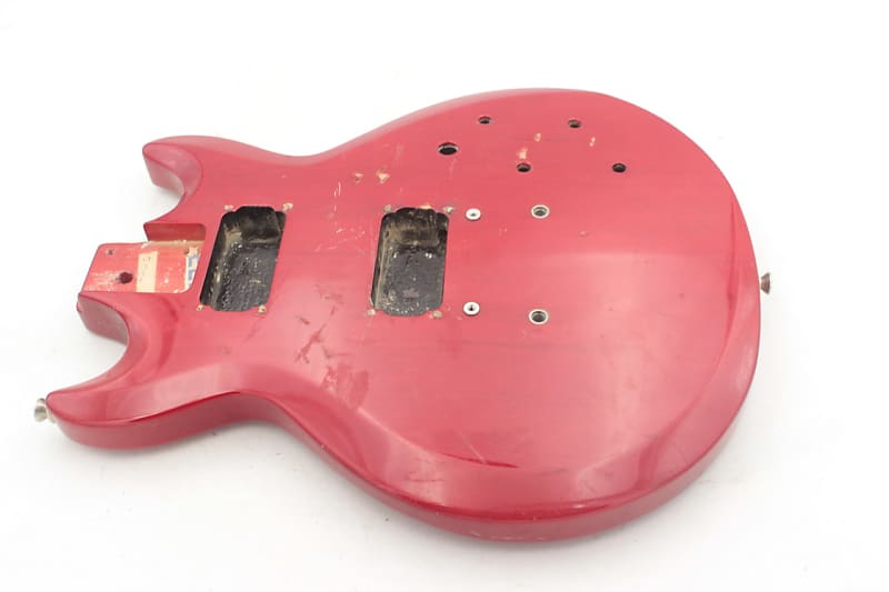 Ibanez AX Series Transparent Red Solid Electric Guitar Body | Reverb
