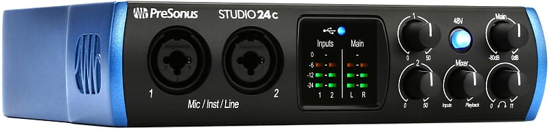 PreSonus Studio 24c USB-C Audio Interface (2-pack) Bundle | Reverb