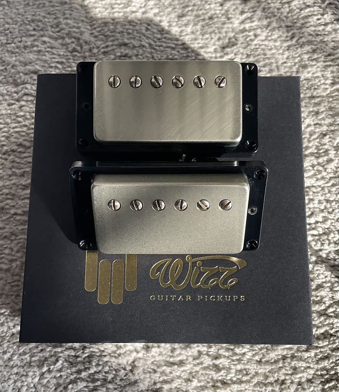 Wizz Beano PAF Gibson Humbucker Pickups Aged Nickel | Reverb