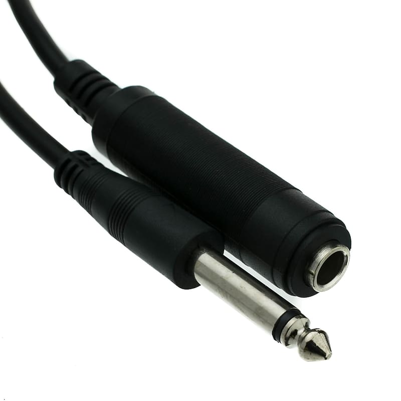 1/4 Inch Mono Extension Cable, 6 Feet 1/4" Male To 1/4" | Reverb
