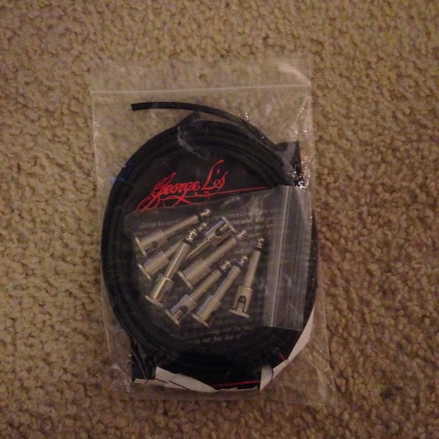 George L cables - one new 4-cable kit and 8 complete patch | Reverb