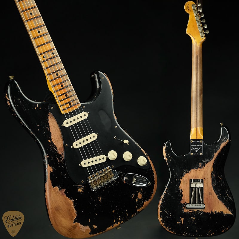 Fender Custom Shop LTD Poblano Strat Super Heavy Relic - Aged | Reverb